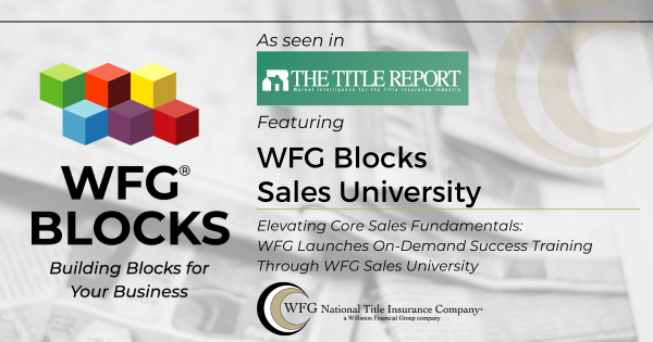 Elevating Core Sales Fundamentals: WFG Launches On-Demand Success ...